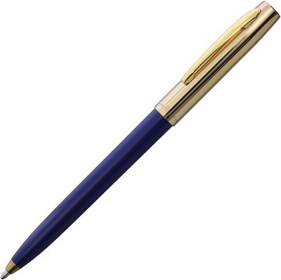 Fisher Space Pen Cap-O-Matic Space Blue & Gold 5.25" Writing Pen 003222 ...
