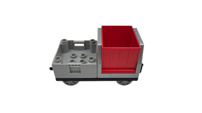 Lego® Duplo TRAIN Freight Wagon Container RED GREY | eBay Australia