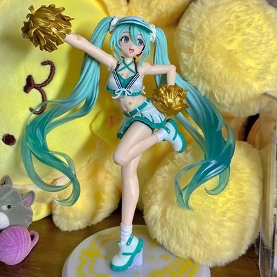 18cm Hatsune Miku Cheerleader Action Figures Anime Kawaii Girl Figurine ...