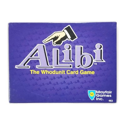 ALIBI Card Game Family Party Whodunit Deduction Game ︎ Mayfair Games | eBay