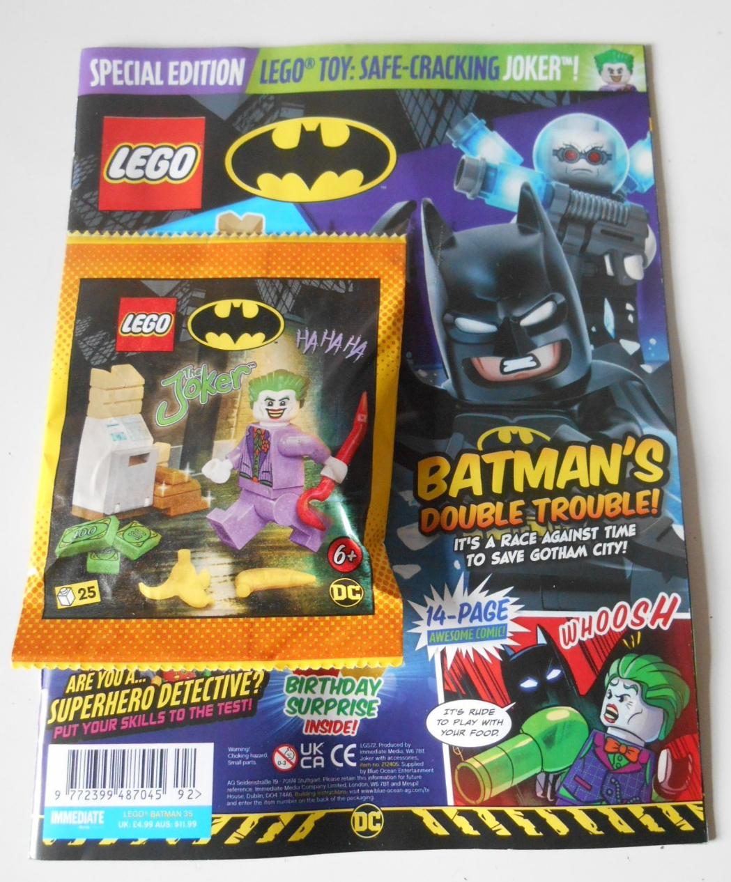 LEGO BATMAN MAGAZINE ISSUE 35, Safe Cracking Joker | eBay UK