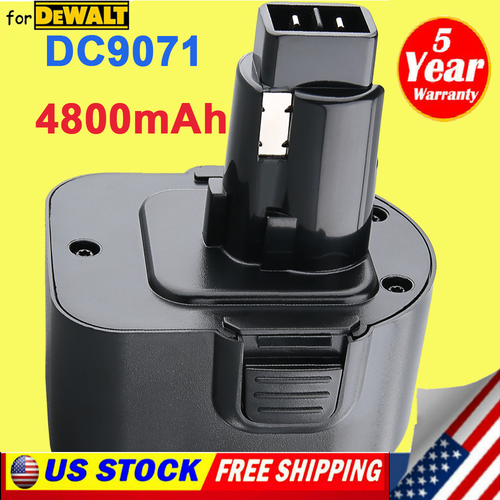 1/2 PACK 4.8Ah XRP Battery for DEWALT DC9071 12Volt DW9072 DW9071 ...