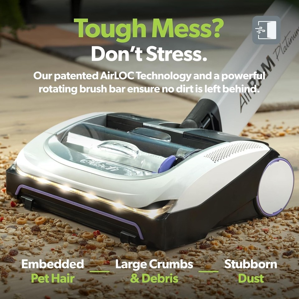 Gtech AirRAM Platinum Cordless Vacuum Cleaner Includes Anti-Hair Wrap ...