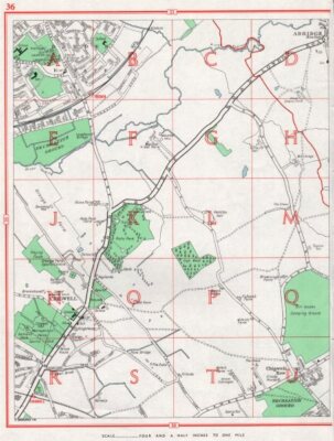 LOUGHTON. Abridge Debden Estate Chigwell Chigwell row. Essex 1964 old ...