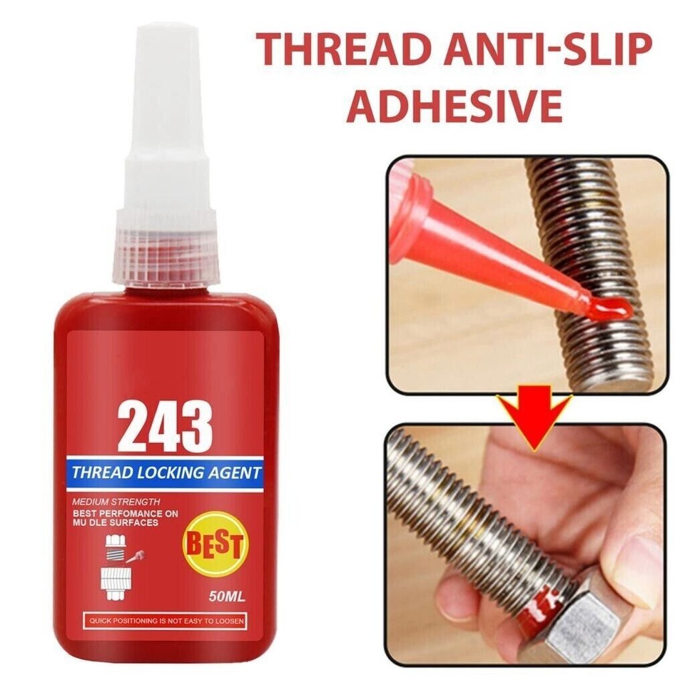 50ml Threadlock Medium Strength ¹¹ Bolt Screw Fast Retainer Glue | eBay UK