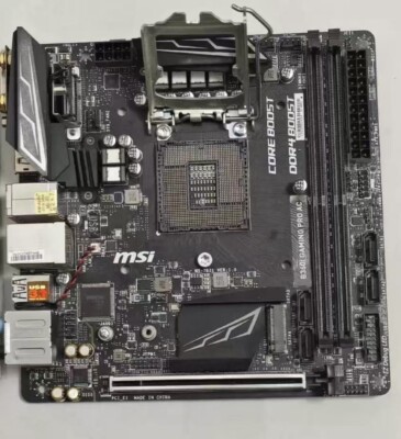 MSI B360I GAMING PRO AC MS-7B31 Intel B360 DDR4 M-ITX Motherboard ...