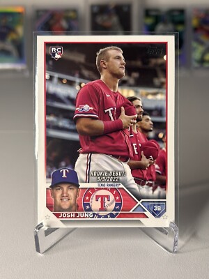 Josh Jung 2023 Topps Update 💥Rookie Debut💥 Texas Rangers | US308 WS ...