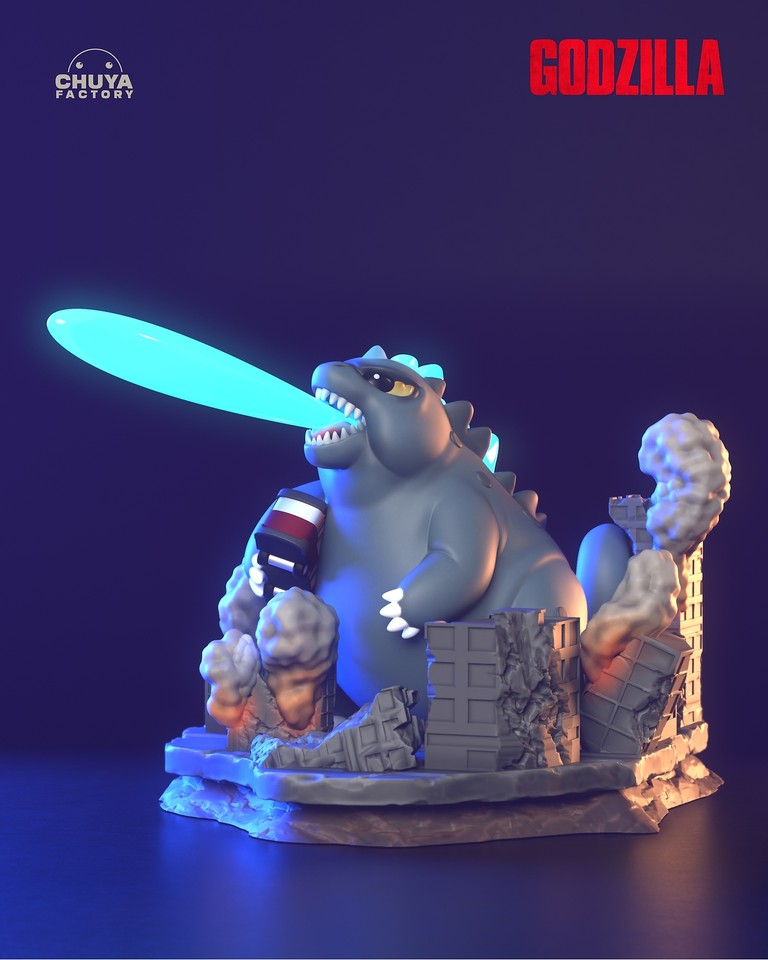 Chibi Godzilla Resin Figure / Statue various sizes | eBay