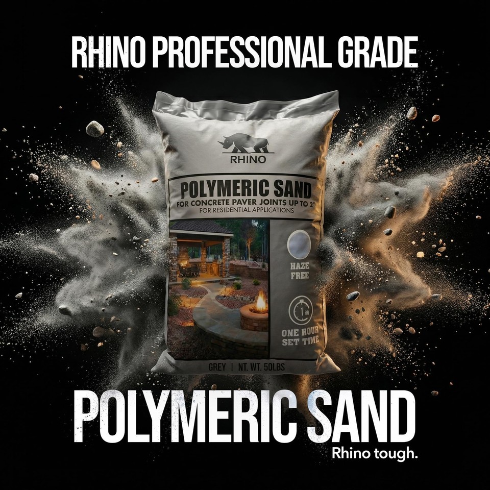 Rhino Power Bond Plus - Polymeric Sand for Pavers and Stone Joints up ...