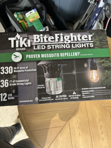 Tiki Bitefighter Outdoor LED Weatherproof Mosquito Repellent String ...