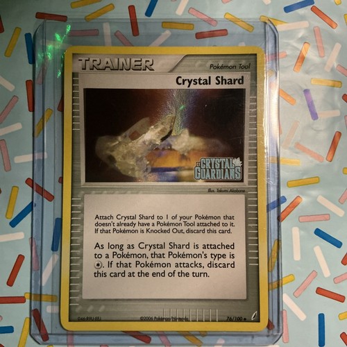 Holo Pokémon Trainer Crystal Shard Card - Crystal Guardians (76/100) NM ...