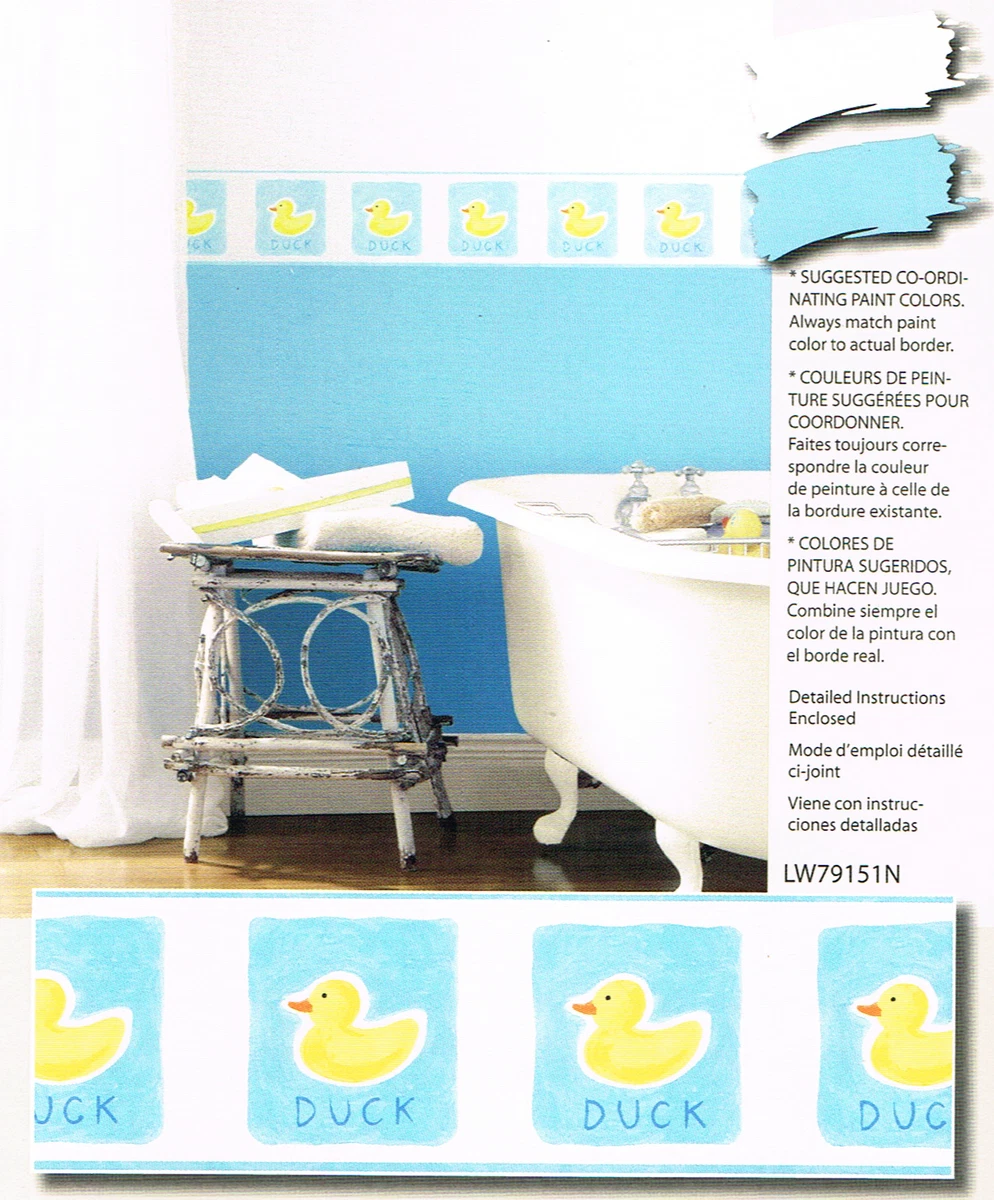 Rubber Duck Wallpaper Border