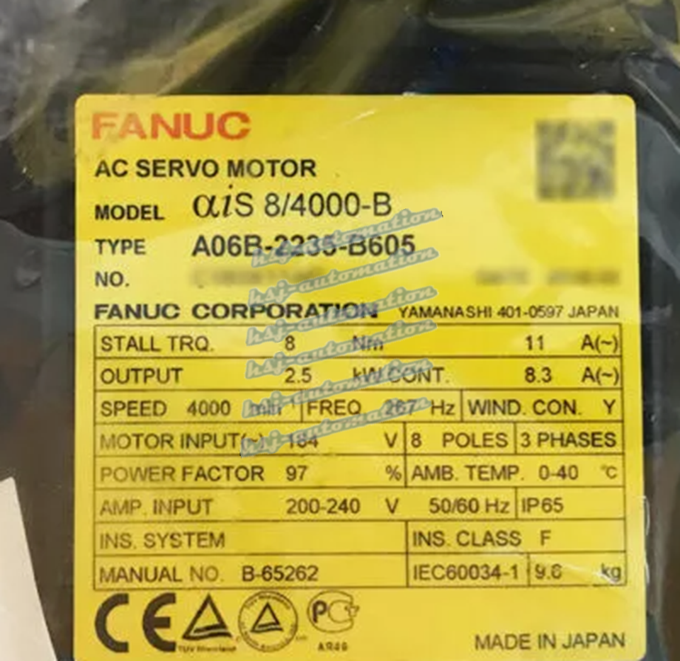 NEW FANUC A06B-2235-B605 Servo Motor A06B2235B605 | eBay