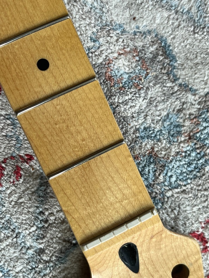 Mighty Mite Stratocaster guitar neck big headstock | eBay