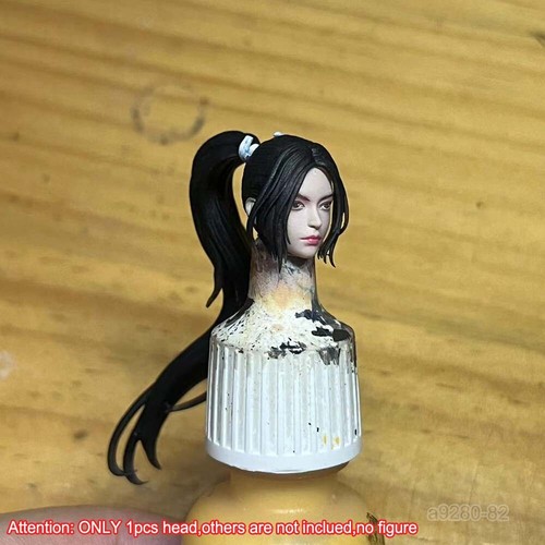 Custome 1/18 Long Hair Female Girl Head Sculpt For 3.75" Joytoy Acid Rain Figure | eBay