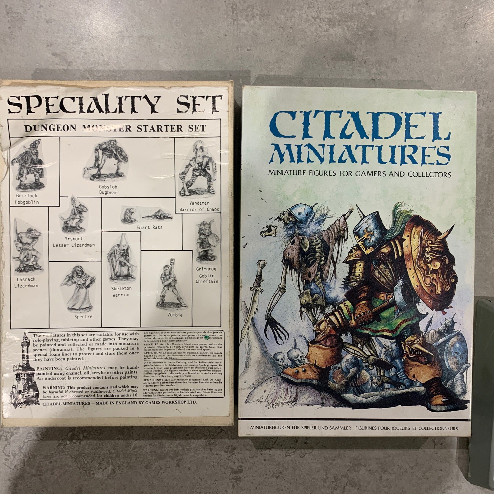 Citadel Miniatures Speciality Set Dungeon Monster Starter Complete ...