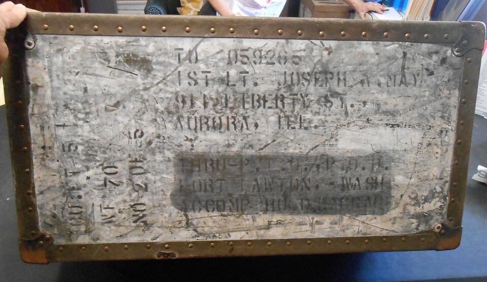 Authentic WW ll Era very rare original U.S. Named Soldier's Metal Foot ...