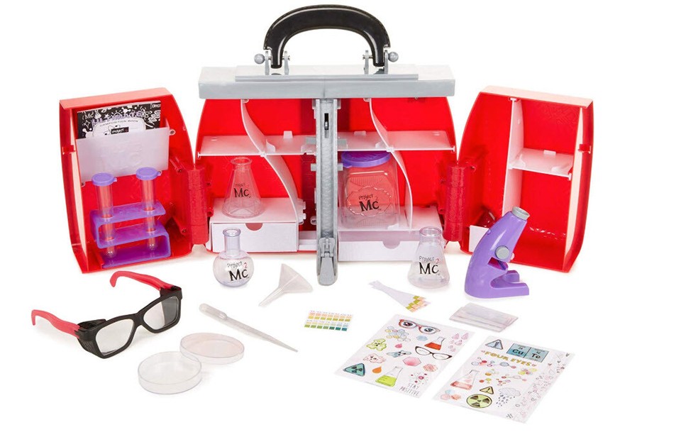Project Mc2 ULTIMATE LAB Kit - 30+ Pieces + 4x Real Microscope - RED ...