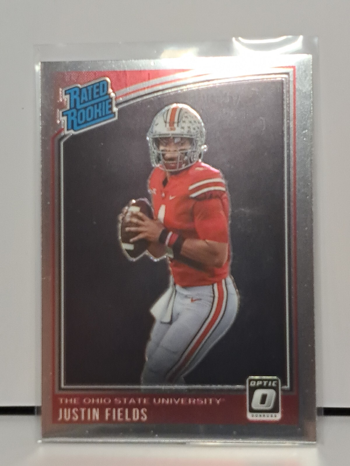 Justin Fields 2021 Chronicles Draft Picks Donruss Optic RATED ROOKIE ...