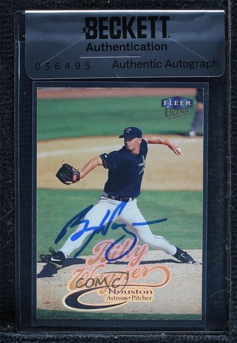 BAS 1999 Fleer Ultra Billy Wagner #118 Seal of Authenticity Auto HOF | eBay