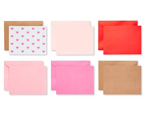 Bulk Blank Cards with Envelopes, Pink Heart 200-Count red, pink, white ...