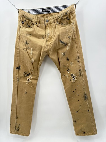 Mostly heard Rarely Seen Chino Khakis Distressed Pants 34x33 (X1) | eBay