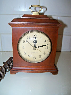 Antique Seth Thomas Alarm Clock | Buckingham SS10-AD | Solid Mahogany ...