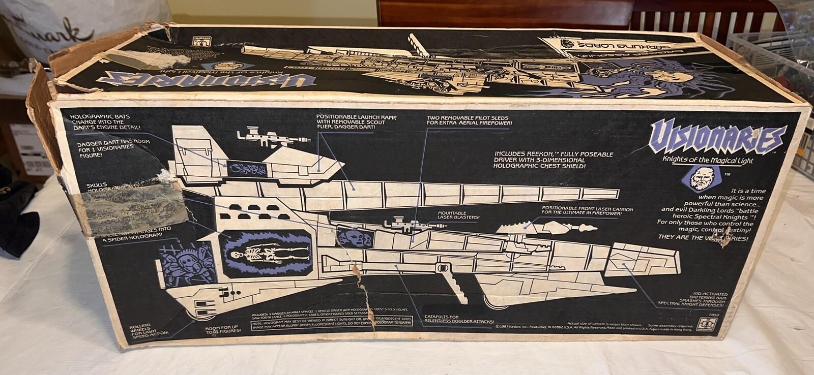 Vintage 1987 Hasbro Visionaries Dagger Assault Vehicle Original Box ...