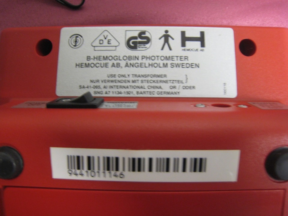 HemoCue B-Hemoglobin Photometer | eBay