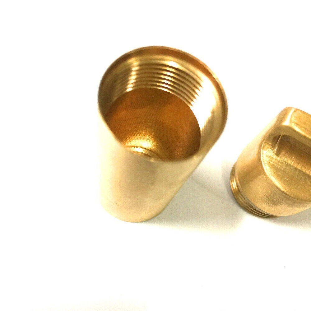 Waterproof Pill Box Case Brass Container Keyring Medicine Capsule ...