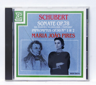 MARIA JOAO PIRES - SCHUBERT Sonata in G major op.78 - ERATO CD NM | eBay