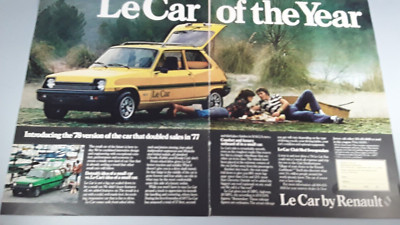 Original 1978 Renault Le Car 2-Page Magazine Ad "Le Car of the Year" | eBay