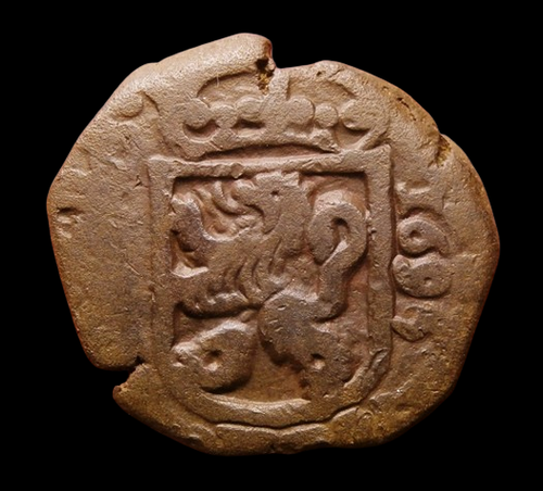 1695 Charles II Cob Coin REAL Spanish Colonial Pirate Treasure 2 ...