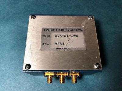 Avtech Electrosystem AVX-S1 Laser Diode Bias Insertion Unit for Pulse ...