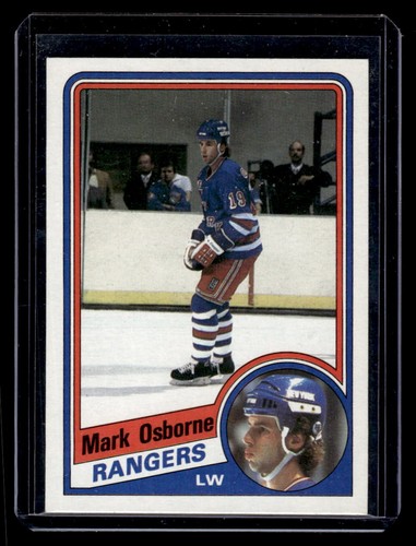 Mark Osborne 1984 Topps #110 New York Rangers | eBay