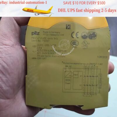 1pcs new PILZ 750107 PNOZ s7 24VDC 4n/o 1n/c Safety relay | eBay