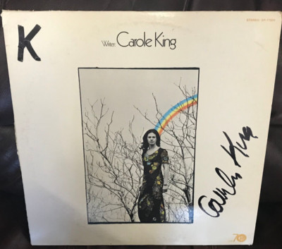 Writer: Carole King SIGNED 1970 Vinyl LP & Authenticated - RARE hard to ...