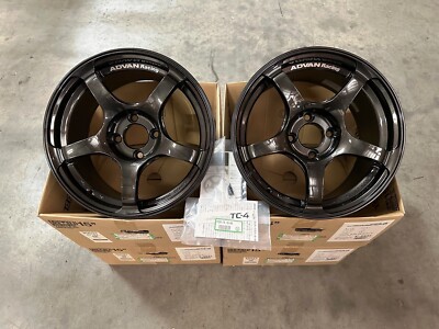 ADVAN RACING TC-4 15x8 4x100+35 WHEEL RIM CIVIC FIT CRX INTEGRA MIATA R ...