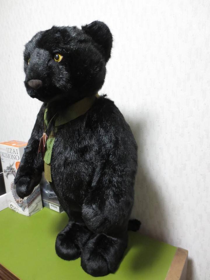 Charli Bears Teddy Bear Black Panther Shadow Big Plush Animal 33.3in ...