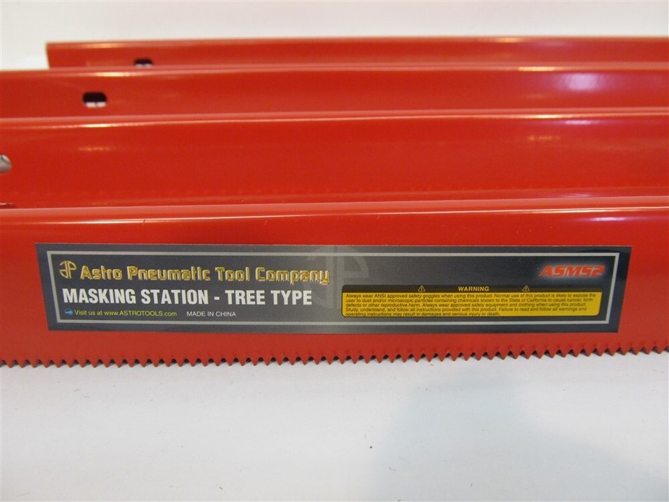 Astro Pneumatic ASMS2, 4 pc., Tree Type Masking Station - No Tree ...