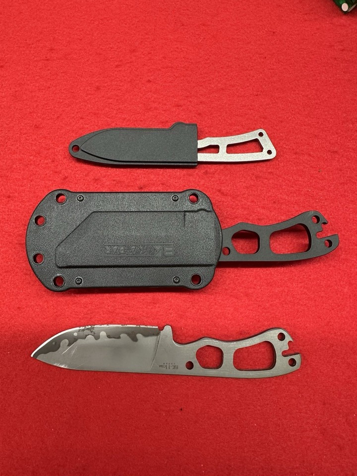 Ka-Bar KaBar Knives BK-11 Neck Knife BK&T Black EDC Fixed Blade With ...