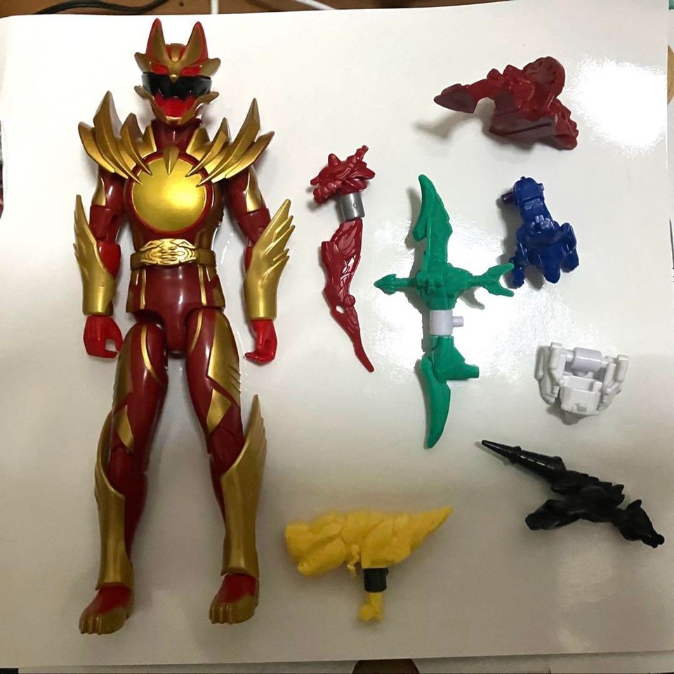 Action Hero Wild Gojyu Wolf Figure w/ Yu-Dou Weapons - Gojyu Sentai | eBay