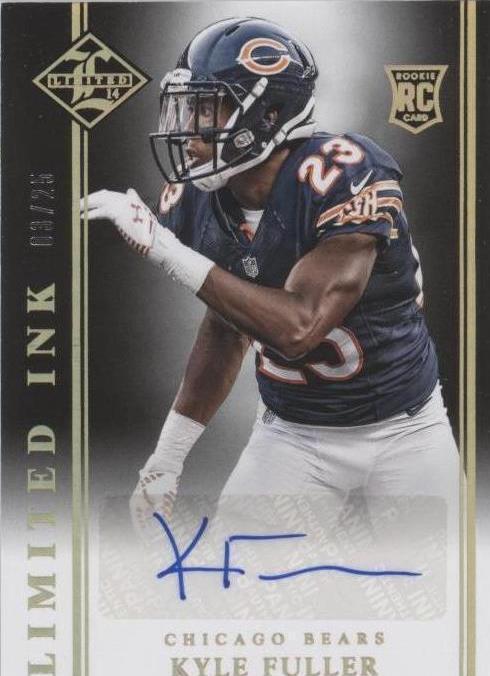 2014 Panini Limited - Limited Ink Kyle Fuller #LI-KF Gold /25 (AU, RC ...