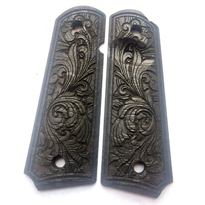 1911 full size government Extreme Polymer grips - Custome Engraving 2 ...