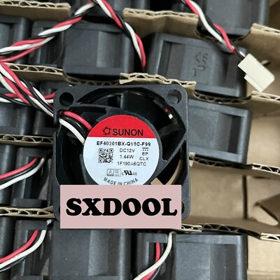 40MM Fan SUNON 4020 12V 1.44W EF40201BX-Q18C-F99 Switch Server 1U 2U ...