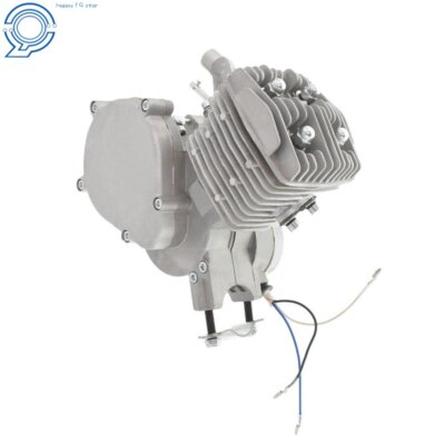 Silver 80cc 2 Stroke Gas Engine Motor For Motorized Motorised Bicycle ...