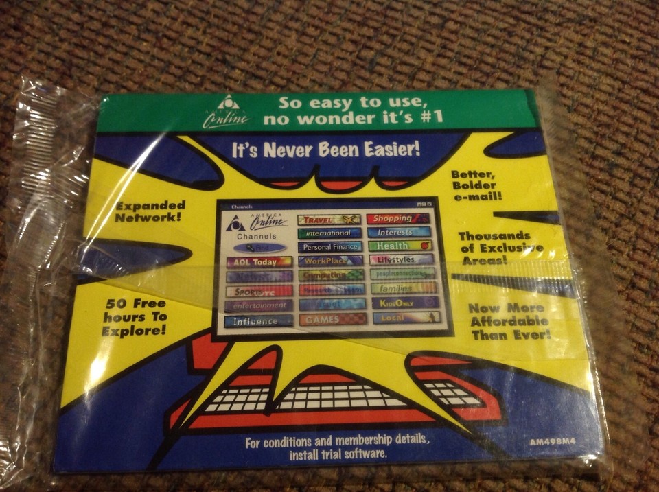 AOL 1998 America Online 3.5 Floppy Disc Disk v. 3.0 (Windows) - RARE ...