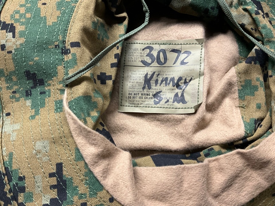 New* Authentic USMC Issued Boonie Cover MARPAT Woodland, Marine Hat ...