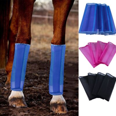 Fly Boots for Horse Breathable Plastic Mesh Horse Leg Wraps Horse ...