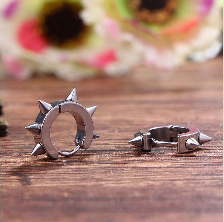 Spike Stud Earrings For Men